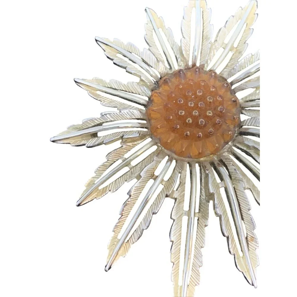 Sarah Coventry | Jewelry | Vintage Sarah Coventry Gold Tone And Orange ...